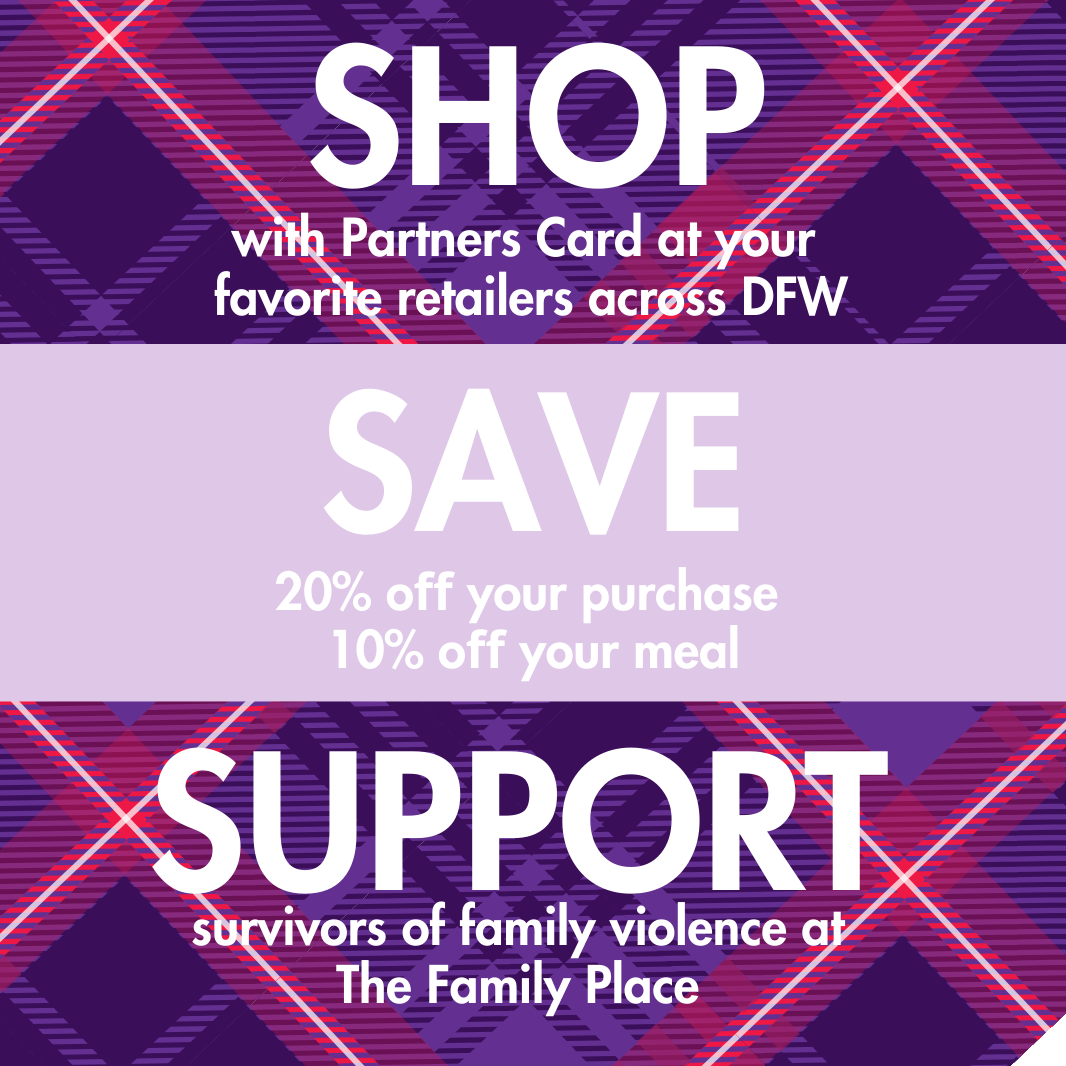 Shop with Partners Card 2024 and Support The Family Place ...